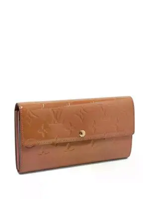 LOUIS VUITTON 2012 Sarah Monogram Vernis Wallet - Brown