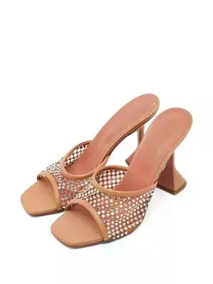 Amina Muaddi Lupita Crystal-embellished Sandals