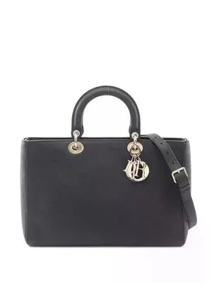 Dior 2010s Large Lady D-sire Tote Bag - Black