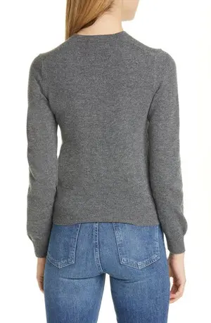 Comme Des Garçons Play Golden Heart Logo Wool Sweater