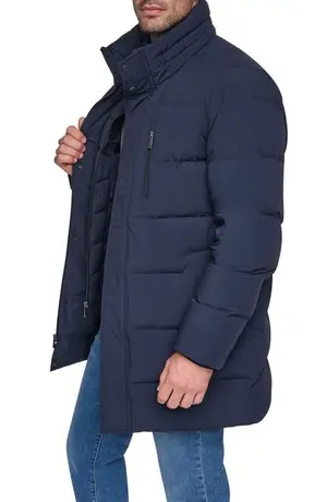 Andrew Marc Parka With Removable Bib - Ink