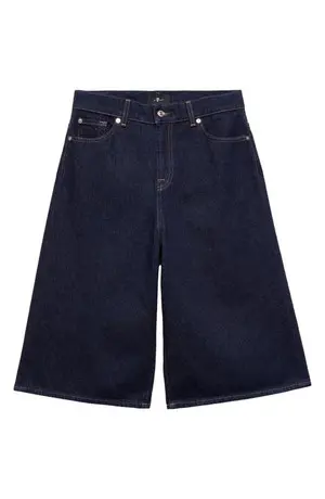 7 For All Mankind Culotte Wide Leg Crop Jeans
