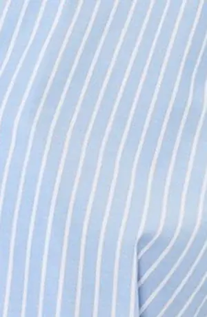 Topshop Asymmetrical Stripe Poplin Romper