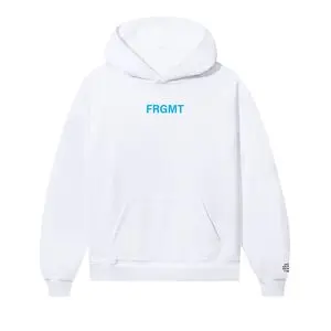 ANTI SOCIAL SOCIAL CLUB X Fragment Design Logo Hoodie /blue - White