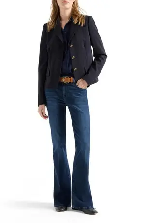 7 For All Mankind Tailorless Mid Rise Bootcut Jeans