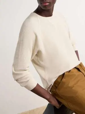 CORRIDOR Thermal Waffle-knit Cotton T-shirt