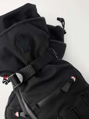Moncler Leather-trimmed Quilted Shell Padded Ski Gloves