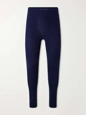 Falke Thermozone Stretch-jersey Ski Tights - Navy