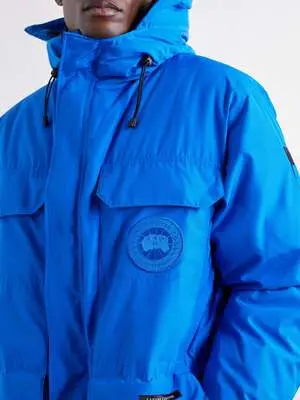 Canada Goose Expedition Hooded Logo-appliquéd Shell Down Parka