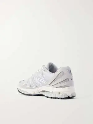 NEW BALANCE Abzorb1890 Suede-trimmed Mesh Sneakers