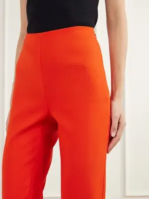 Carolina Herrera Stretch-wool Woven Slim-leg Pants