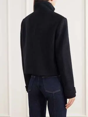 Simkhai Wilcox Cropped Wool-blend Bouclé Jacket