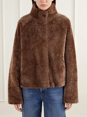 ARMA Ariana Reversible Shearling And Leather Jacket