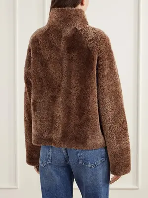 ARMA Ariana Reversible Shearling And Leather Jacket