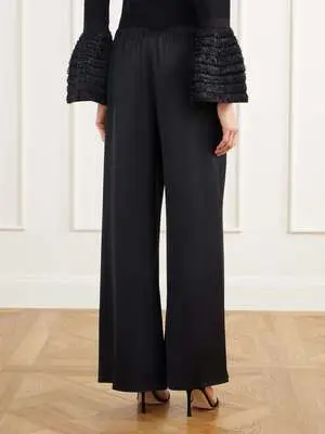 Simkhai Roni Satin Wide-leg Pants