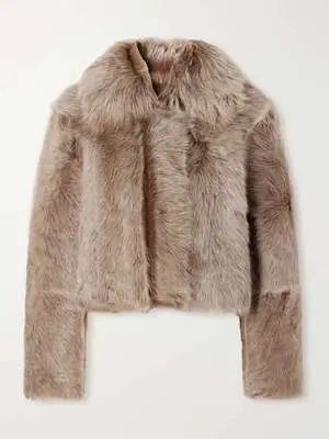 ARMA Lucie Shearling Jacket - Gray