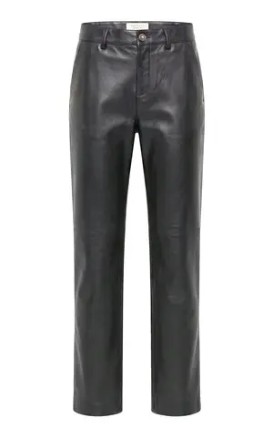 Gabriela Hearst Aina Leather Pants - Black
