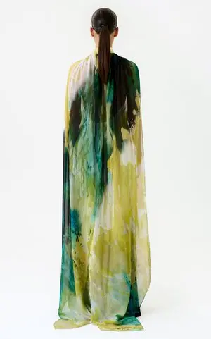 Silvia Tcherassi Sabina Silk-blend Maxi Dress