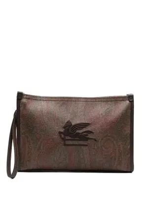 Etro Pegasus Paisley Clutch