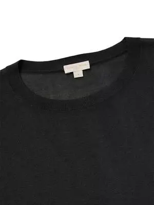 BENETTON Batwing-sleeve Curved-hem T-shirt
