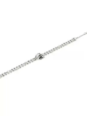 Roberto Cavalli Panther Head Double-chain Bracelet