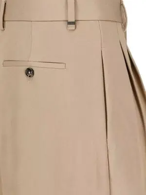 BE ABLE Pleated Straight-leg Trousers