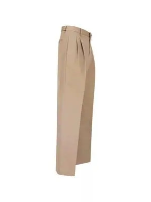 BE ABLE Pleated Straight-leg Trousers