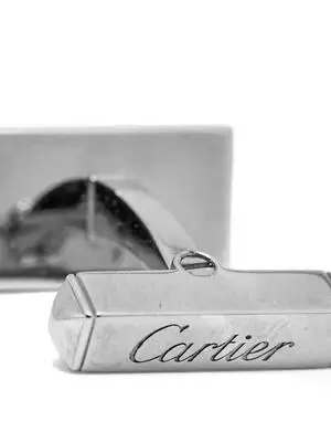 Cartier Engraved-logo Cufflinks