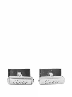 Cartier Engraved-logo Cufflinks