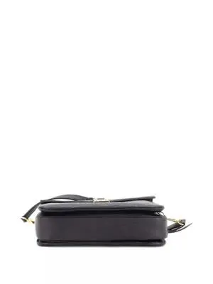 LOUIS VUITTON Pochette Metis Monogram Empreinte Leather Crossbody Bag - Black