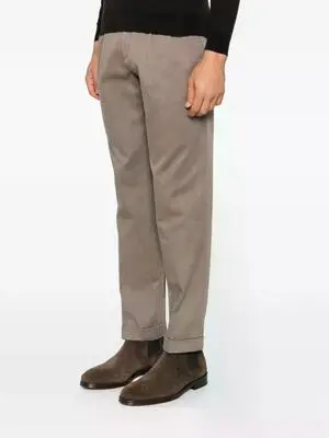 DEVORE INCIPIT Pleated Turn-up Trousers
