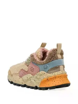 FLOWER MOUNTAIN Kotetsu Suede And Wool Sneakers