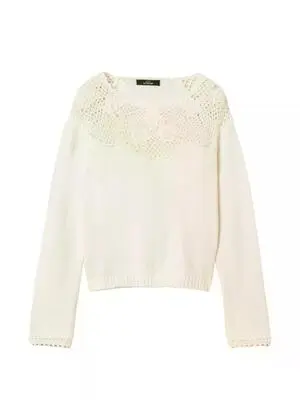 TWINSET Roose Crochet Jumper