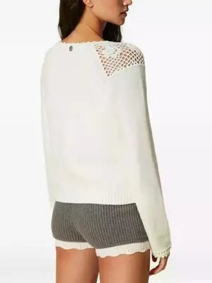 TWINSET Roose Crochet Jumper