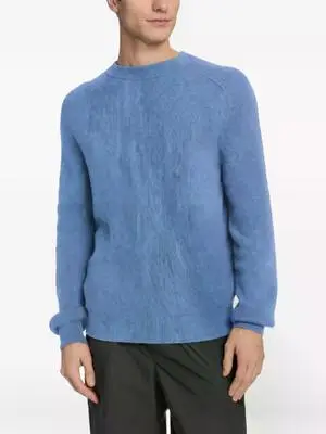Malo Ribbed-knit Raglan-sleeve Sweater