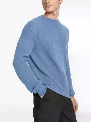 Malo Ribbed-knit Raglan-sleeve Sweater