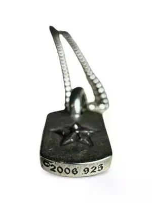 Chrome Hearts Tiny Star Dog-tag Necklace