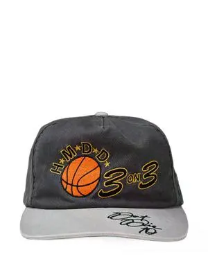 HAPPY MEMORIES DON'T DIE Embroidered Two-tone Cap - Grey