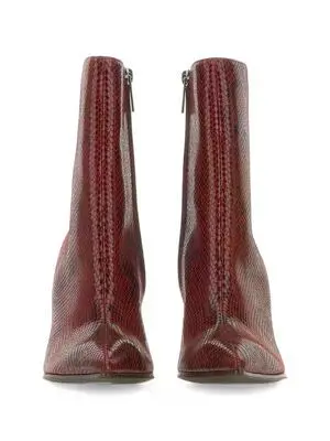 SERGIO LEVANTESI Delia67 Python-print Ankle Boots