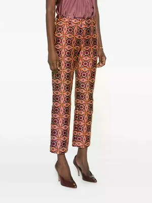 La DoubleJ Diamond-pattern Jacquard Trousers