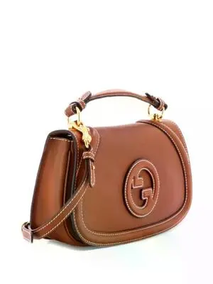 Gucci Blondie Nm Top Handle Bag Leather Medium Satchel - Brown