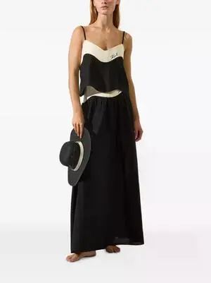 Karl Lagerfeld Signature Scallop Beach Top