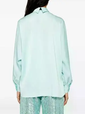 STYLAND Pussy-bow Kimono-sleeve Shirt