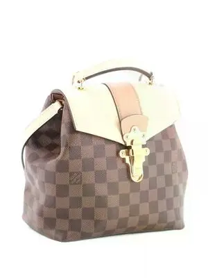 LOUIS VUITTON Clapton Damier And Leather Backpack