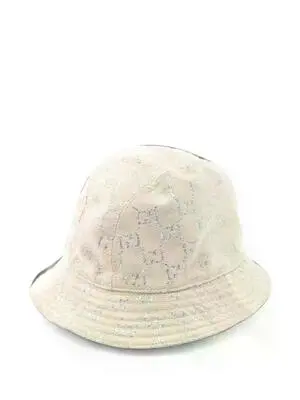 Gucci 2000s Gg-glitter Bucket Hat