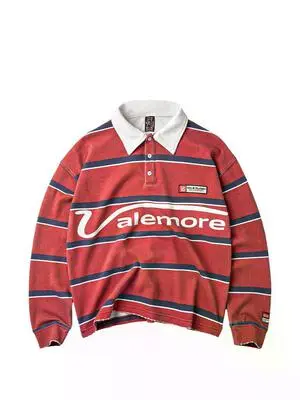 VALE FOREVER More Striped Rugby Shirt - Red