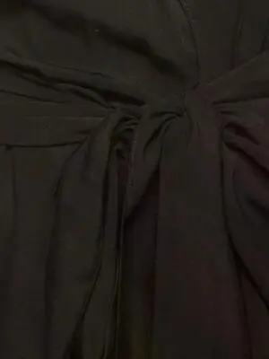 Sandro Tie-waist Wrap Midi Dress