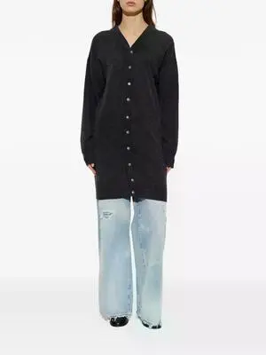 AKEP Button-up V-neck Cardigan