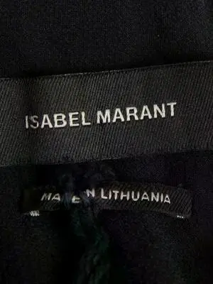 ISABEL MARANT VINTAGE Ruffle-sleeve Ruched Midi Dress