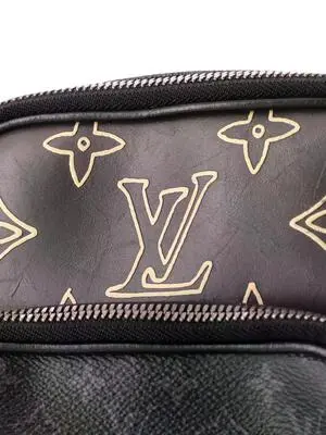 LOUIS VUITTON Amazone Sling Bag Patchwork Monogram Eclipse Canvas And Printed Leather Backpack